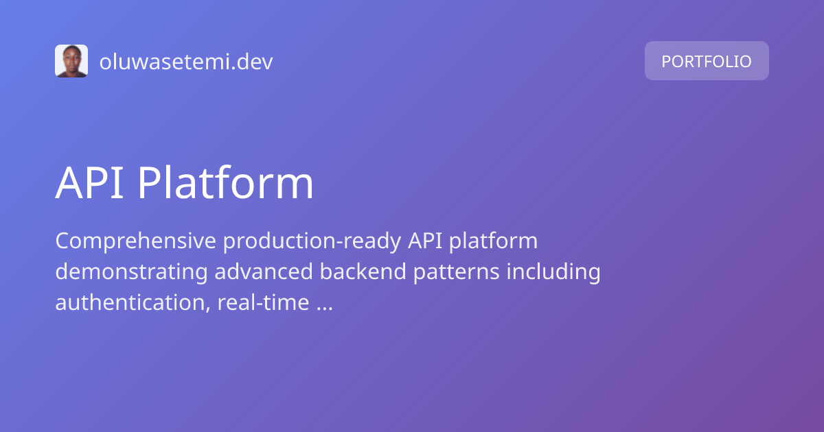 API Platform